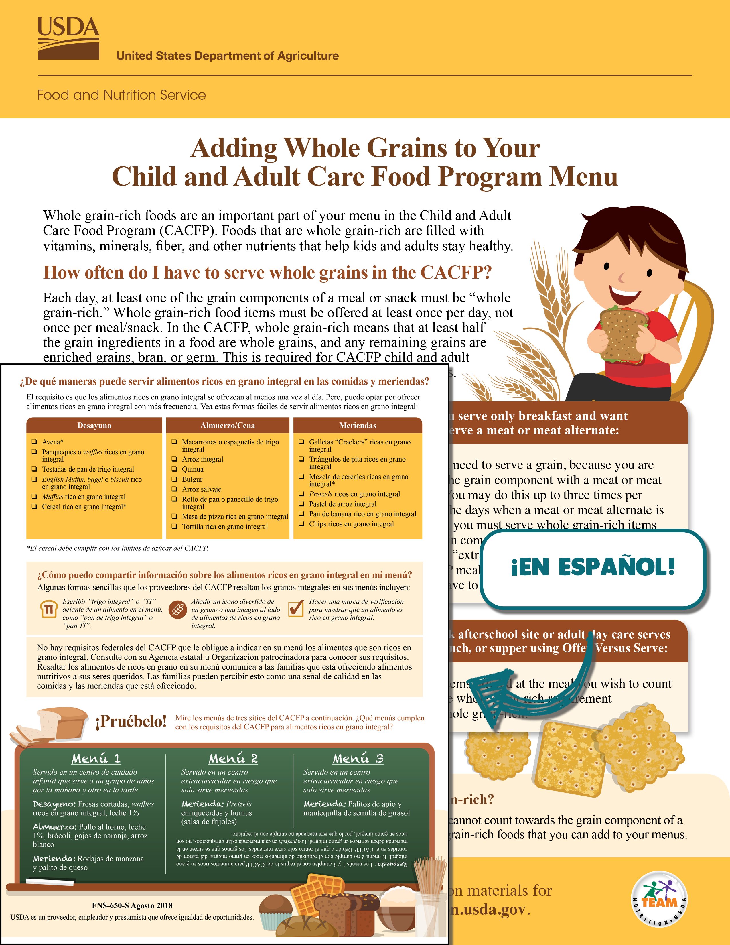 Meal Patterns - National CACFP Sponsors Association