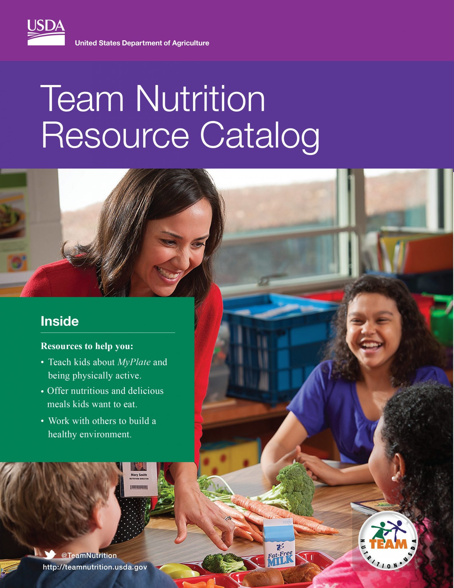 Team Nutrition Resource Catalog - National CACFP Sponsors Association