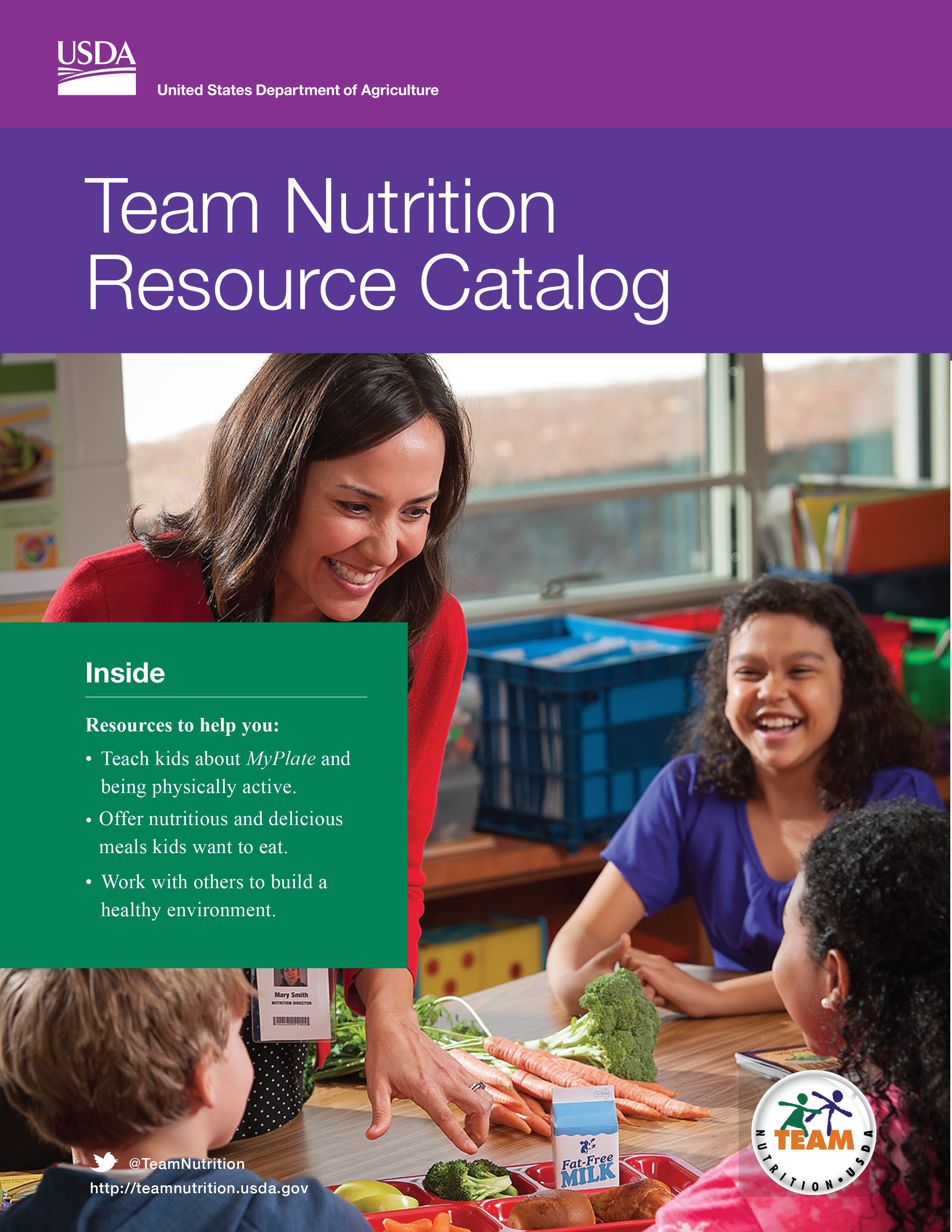 Team Nutrition Resource Catalog - National CACFP Sponsors Association