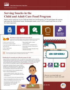 CACFP Resource: Serving Snacks