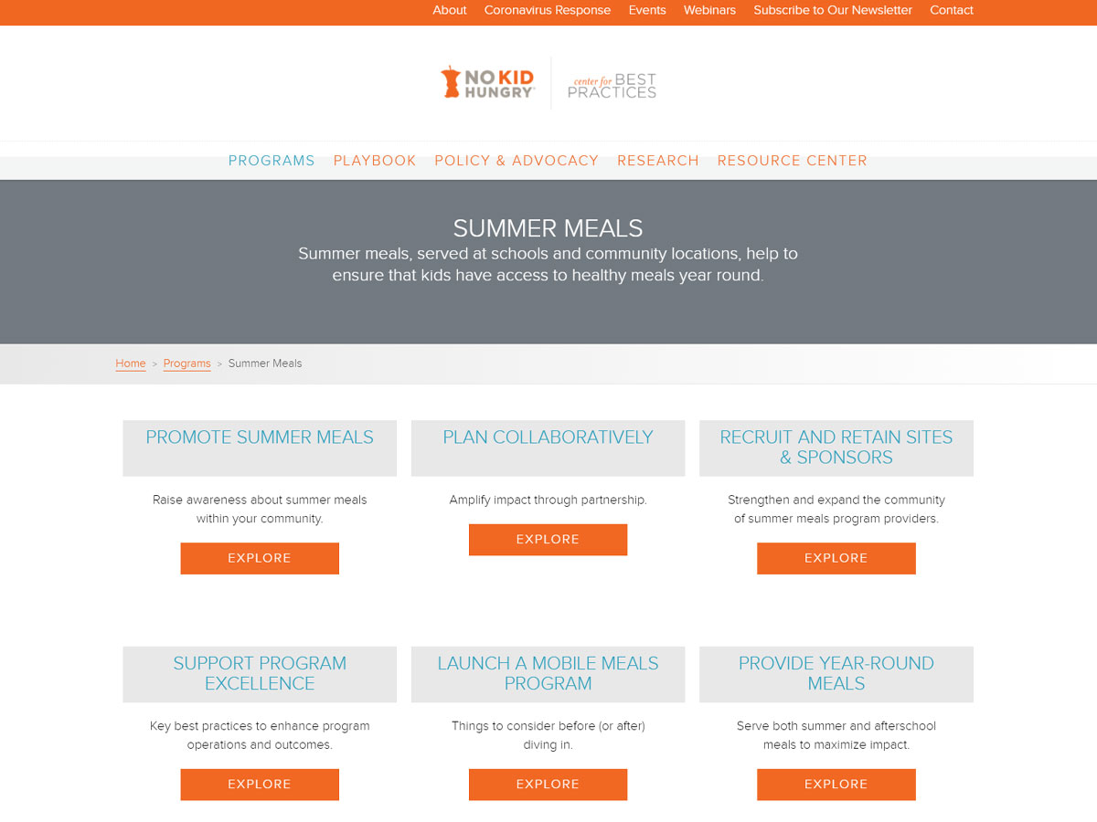 SUN Meals - National CACFP Sponsors Association