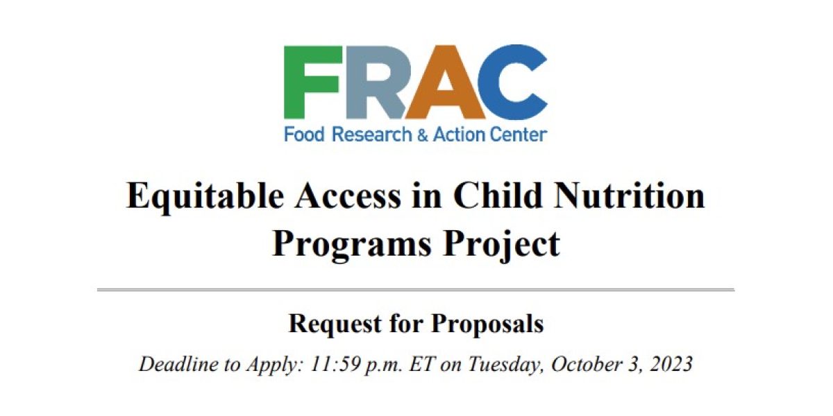 FRAC Archives - National CACFP Sponsors Association