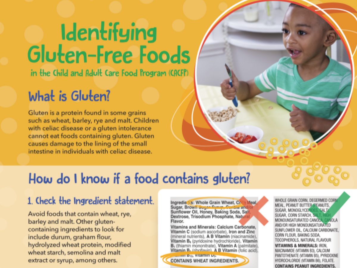 Identifying Gluten-Free Foods - National CACFP Sponsors Association