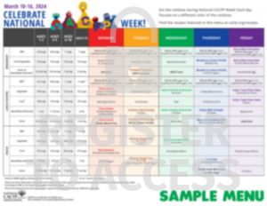 Menus - National CACFP Sponsors Association