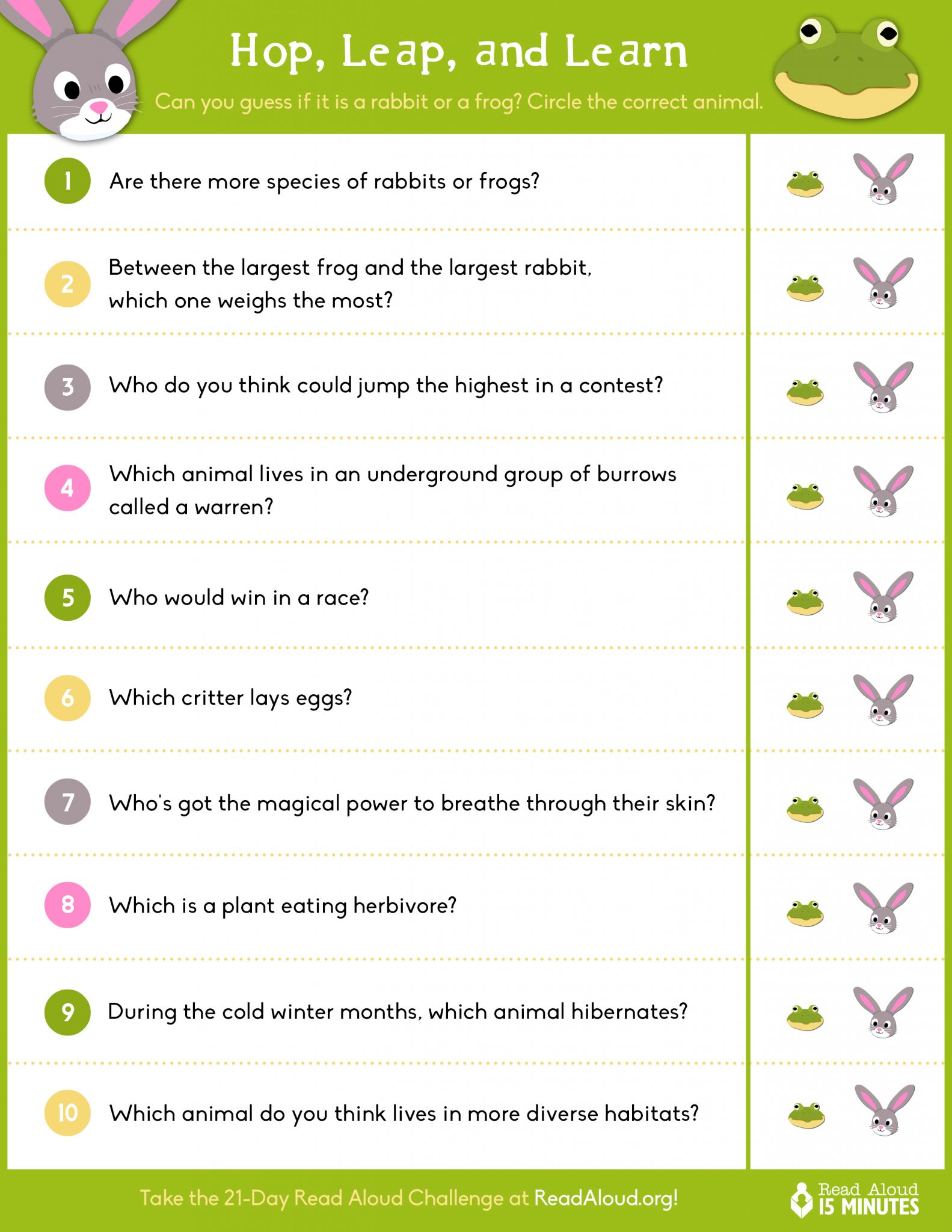 Leap into Learning: Read Aloud Challenge - National CACFP Sponsors ...