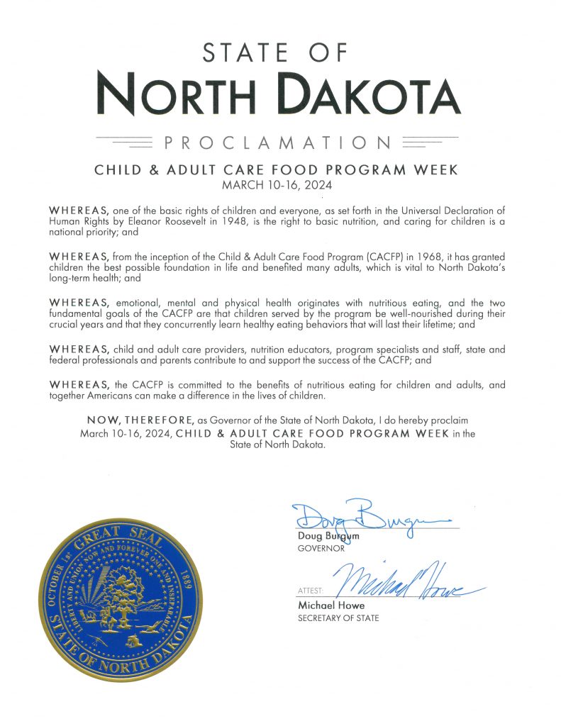 CACFP Week Advocacy - National CACFP Sponsors Association