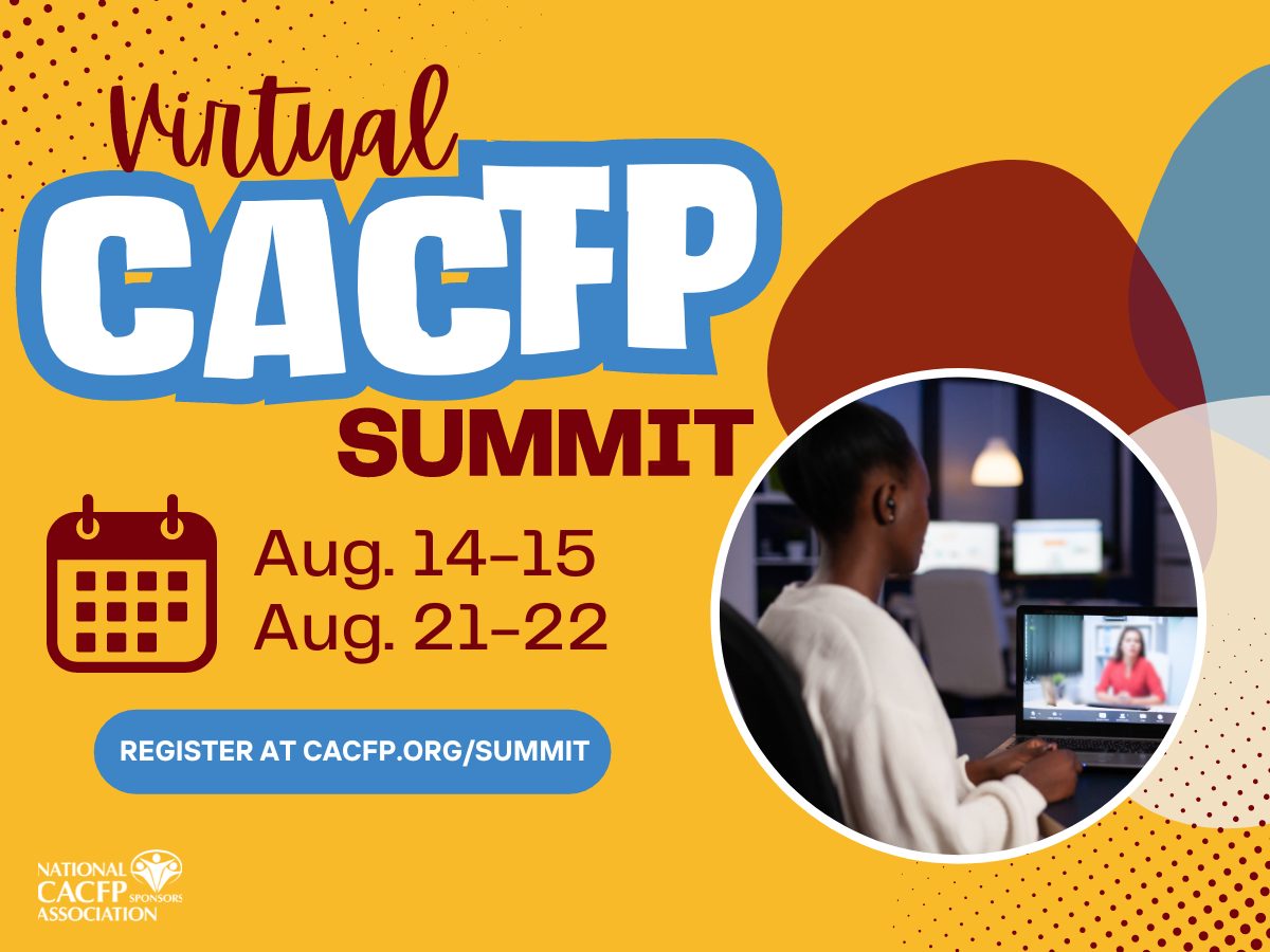Upcoming Virtual Events - National CACFP Sponsors Association