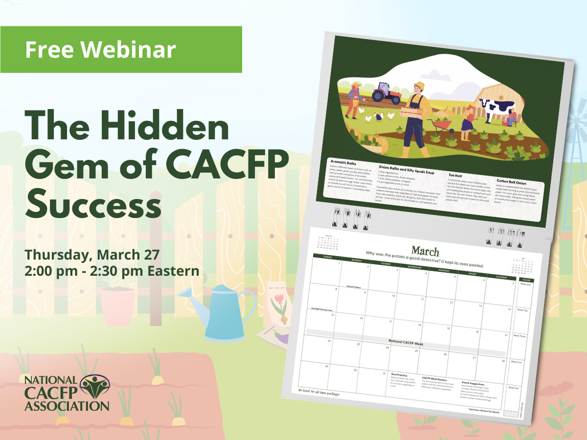 Upcoming Virtual Events - National CACFP Sponsors Association