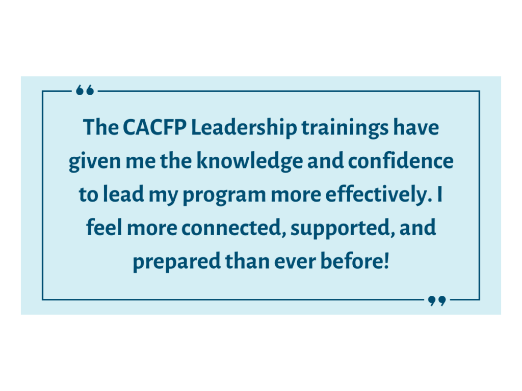CACFP Leadership Institute - National CACFP Association