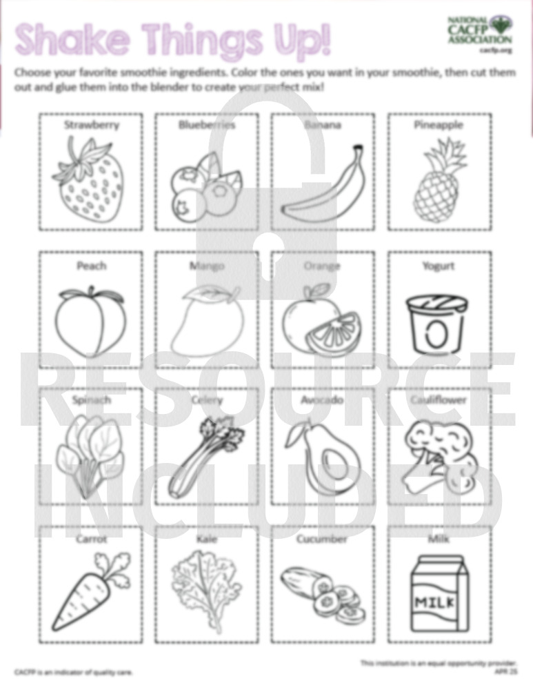Shake Things Up! Adding Smoothies to Your CACFP Menu ($) - National ...