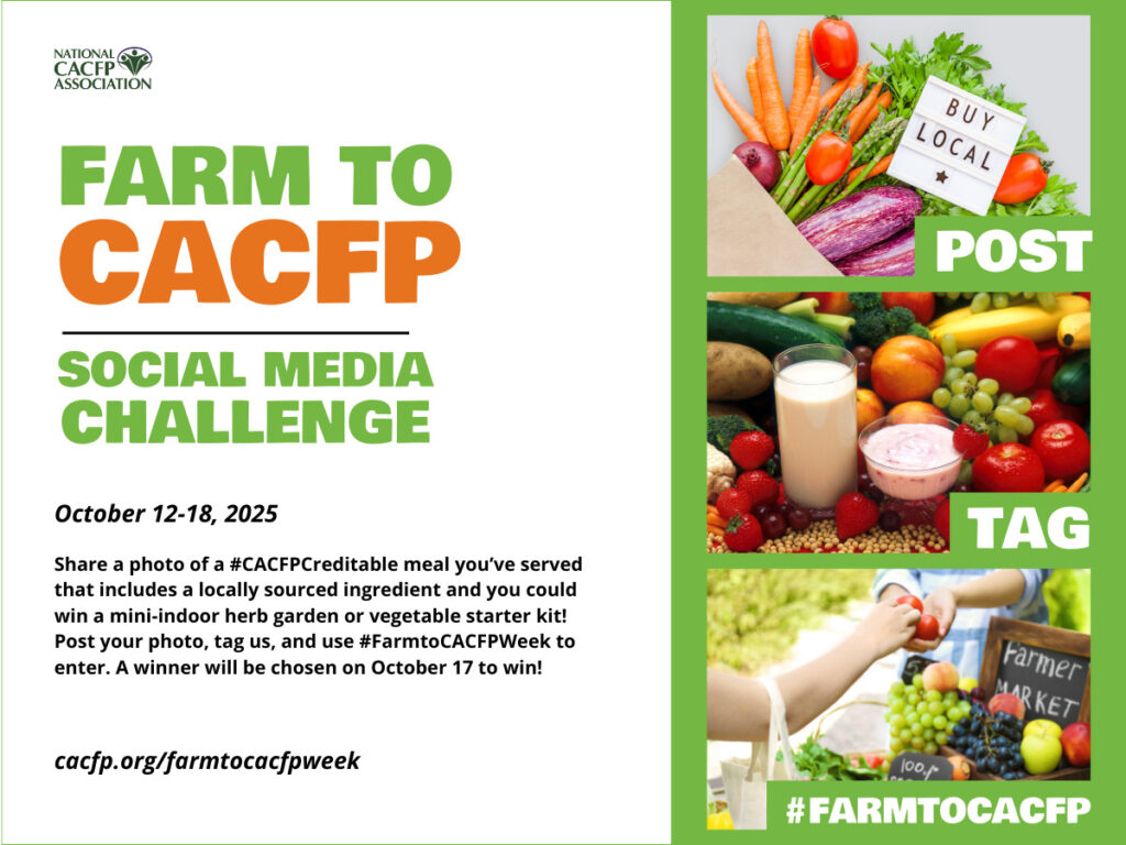 Five Ways to Celebrate Farm to CACFP Week - National CACFP Sponsors Association