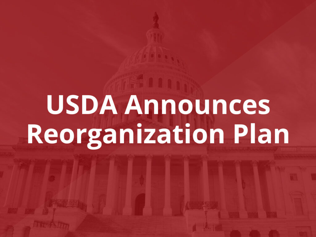 Secretary Rollins Announces USDA Reorganization - National CACFP ...