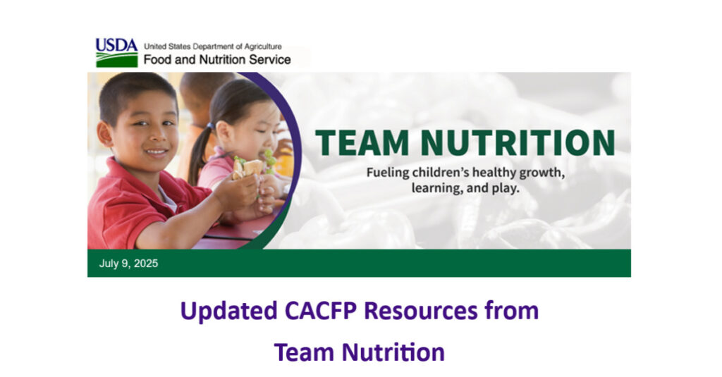 Updated CACFP Resources - National CACFP Association