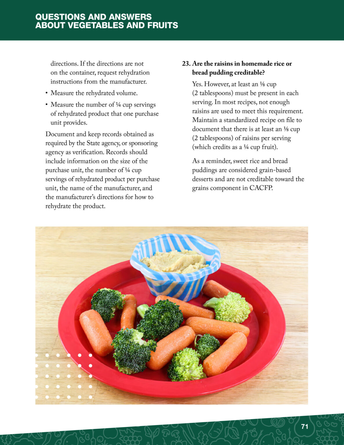 Crediting Handbook - National CACFP Association