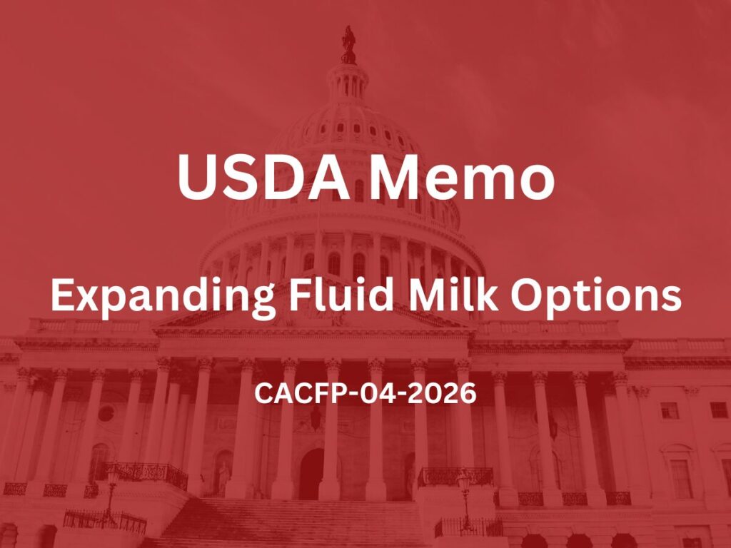 Expanding Fluid Milk Options in CNPs - National CACFP Association